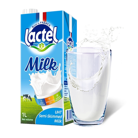 Lactel Semi Skimmed Milk 1.5%, 1L – MeatUp.shop