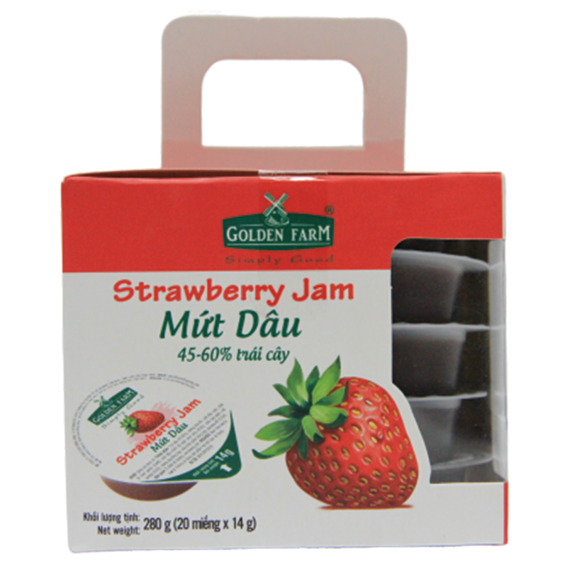 Strawberry Jam Portion 20x14gm – MeatUp.shop