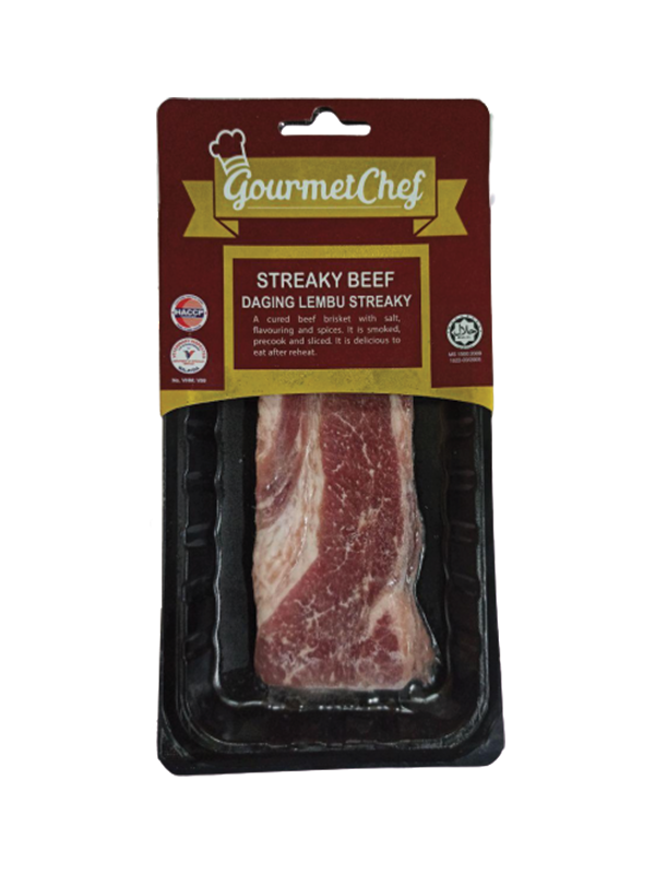 Gourmet Chef Beef Streaky Sliced, 150gm – MeatUp.shop