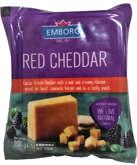 Emborg Cheddar Cheese Coloured, 200gm – MeatUp.shop